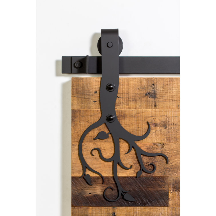 Leatherneck Hardware Steel Single Door Barn Door Hardware Kit Standard ...