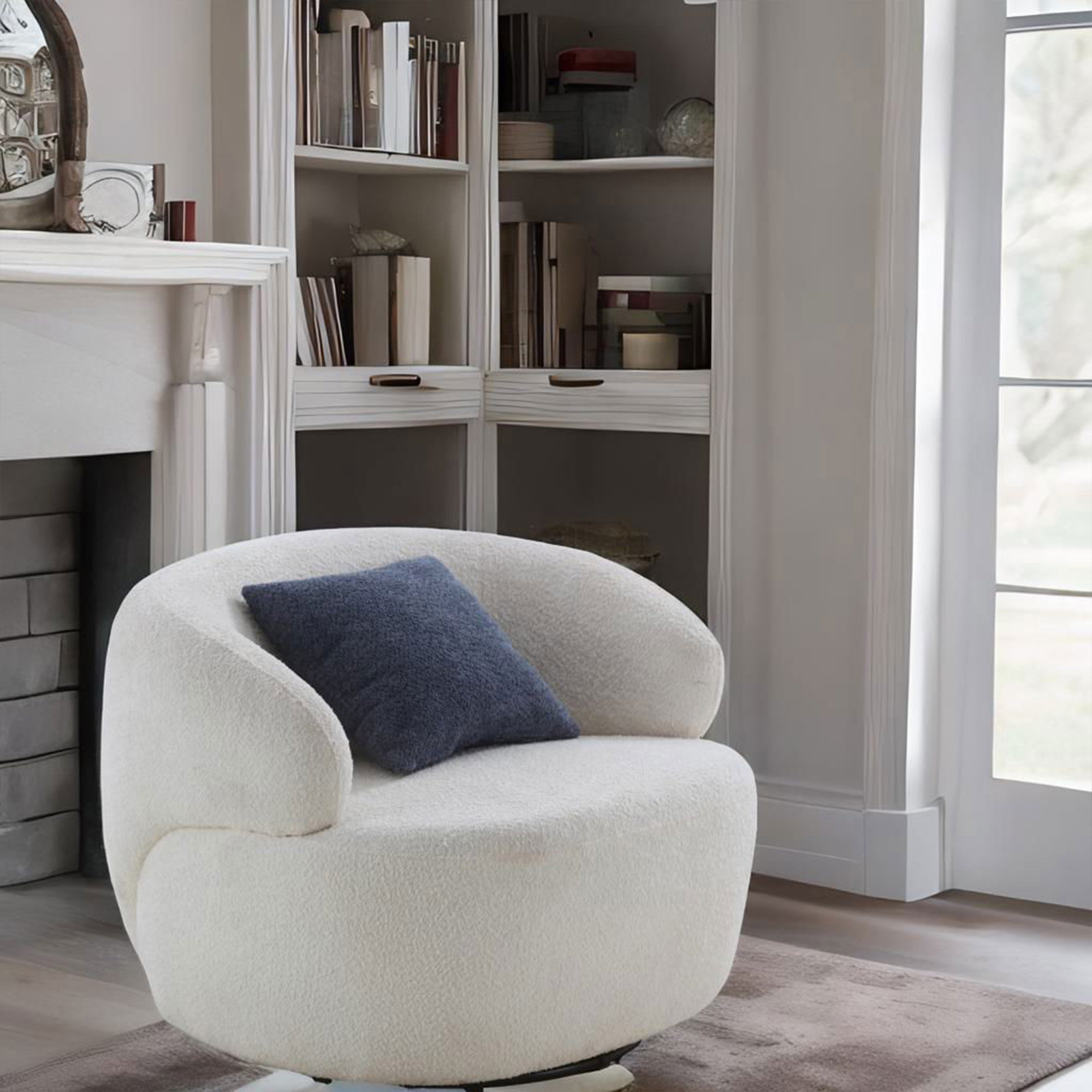 Orren Ellis Deahna 34.7'' Wide Swivel - Wayfair Canada