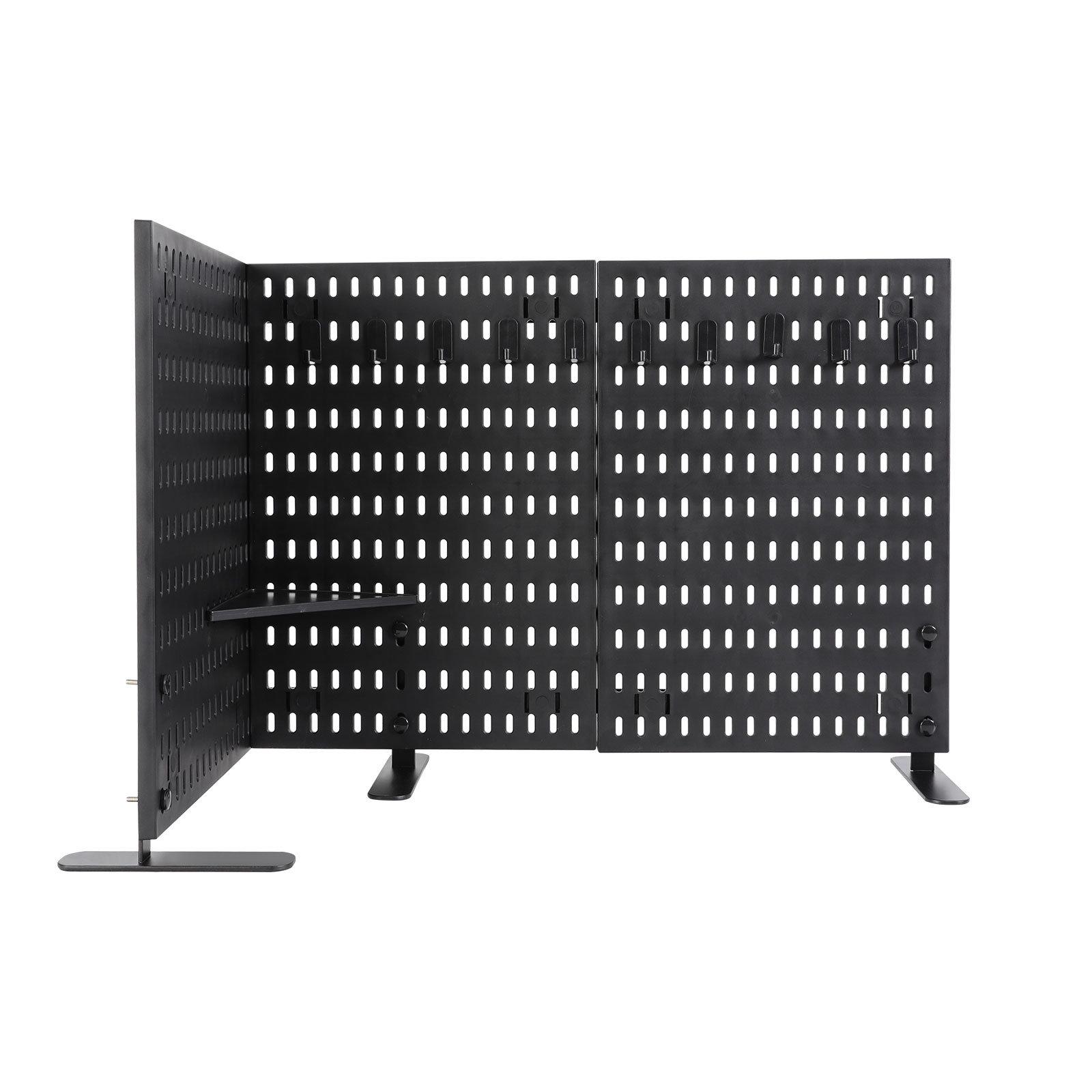 YYBSH Desk Partition Panels, Desk Divider, Table Organization Pegboard ...