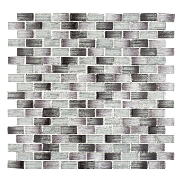 Andova Highline Glass Mosaic Kitchen Backsplash, Bathroom, Shower, Wall ...