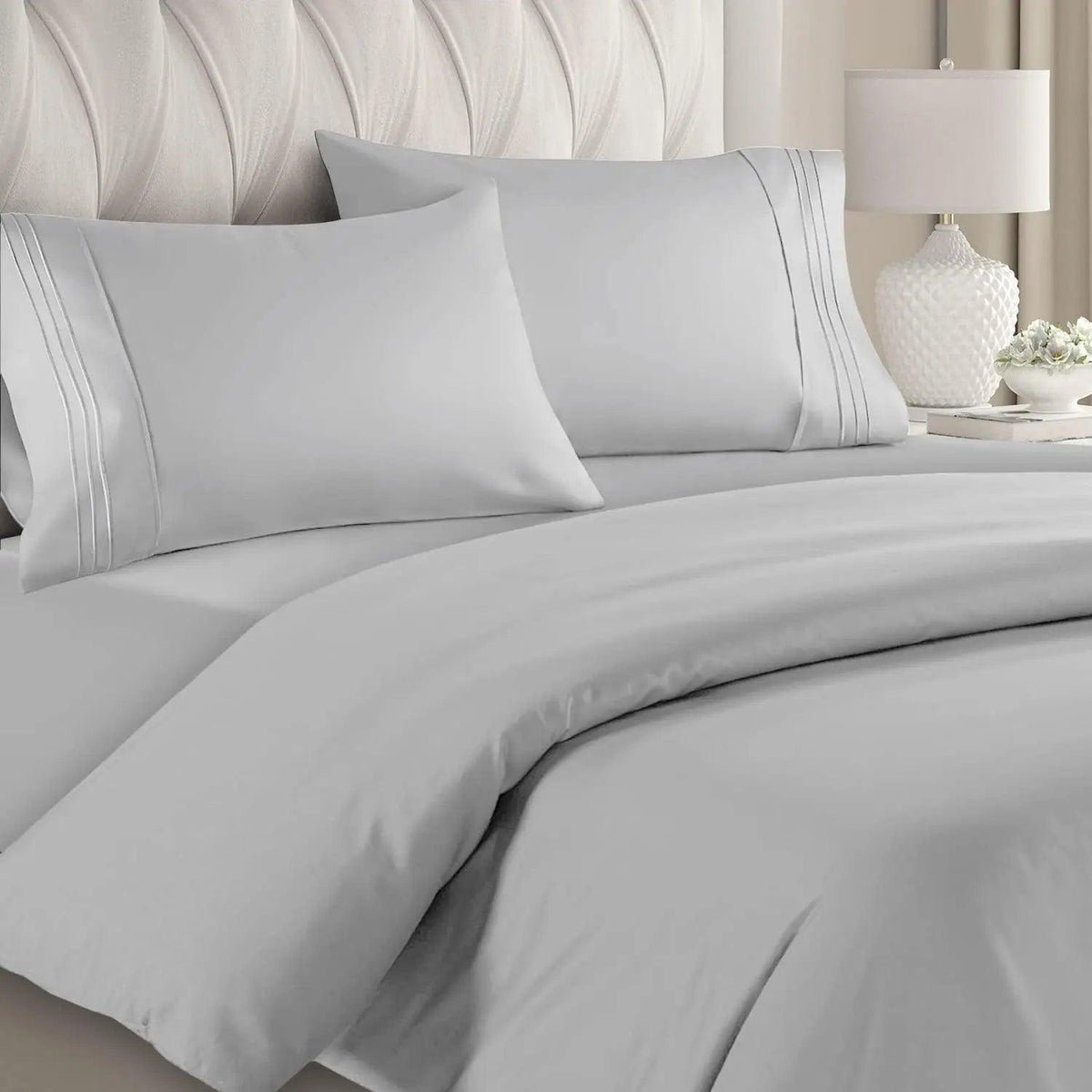 Pamposh Premium Reversible Duvet Cover Set with Zipper Closure and ...