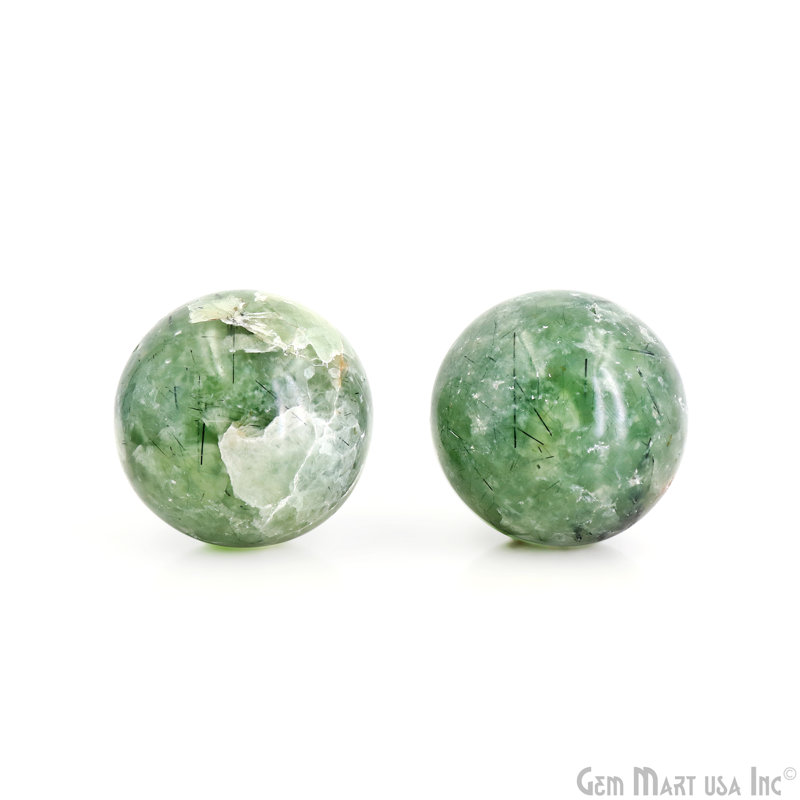 GEMMART USA Natural Polished Gemstone Ball, Reiki Healing Crystal ...