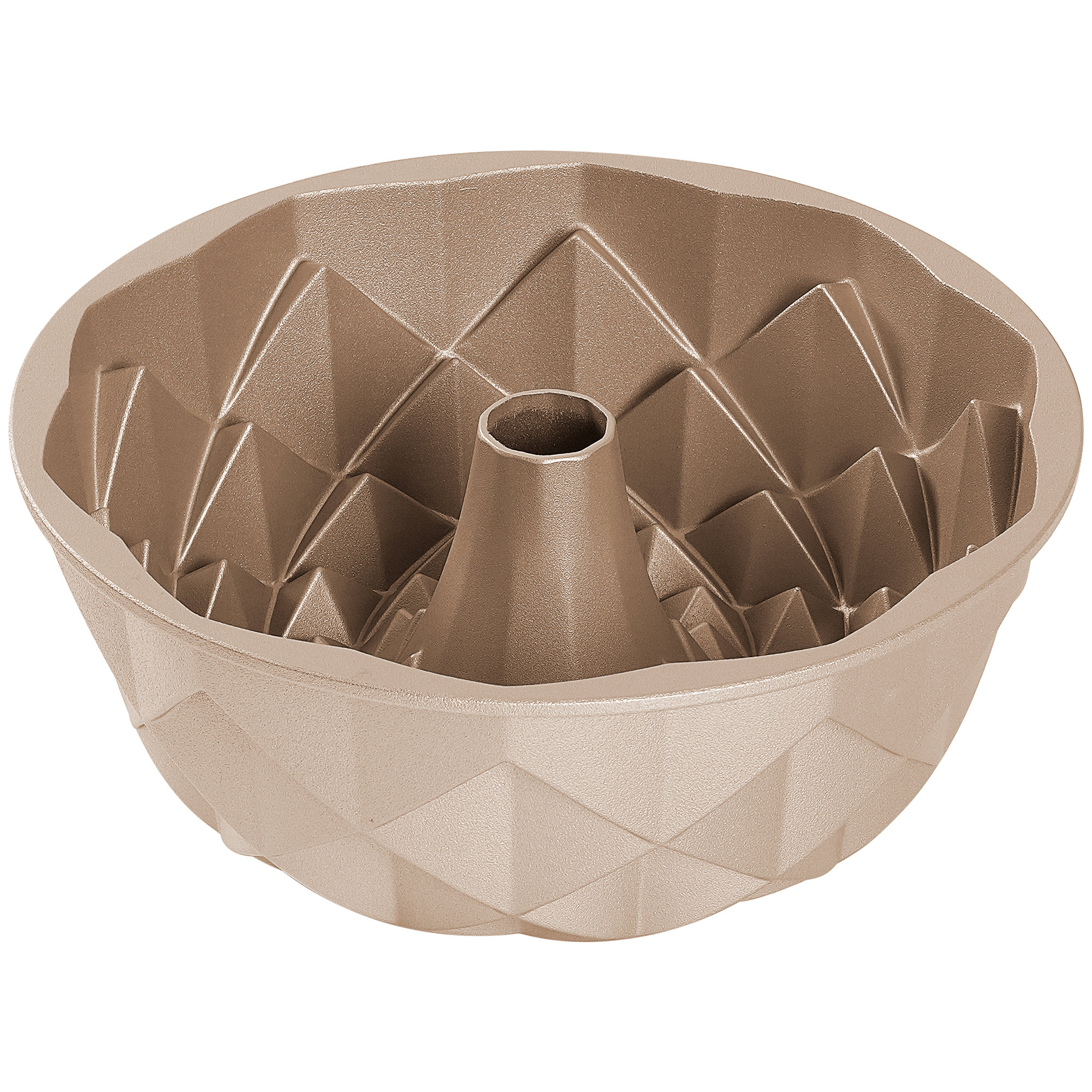 NutriChef Extra Thick Cast Aluminum Pandora Fluted Cake Pan Baking Pan ...