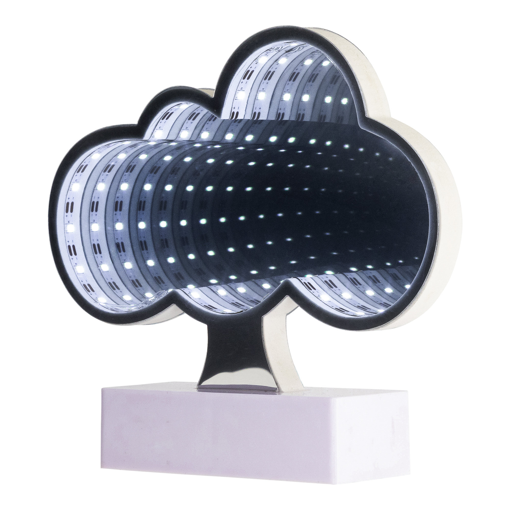 Trinx LED Lighted 3D Cloud Tunnel Light - 7.25" | Wayfair