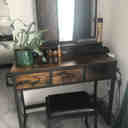 Mercury Row Hans Dressing Table Set with Mirror & Reviews | Wayfair.co.uk