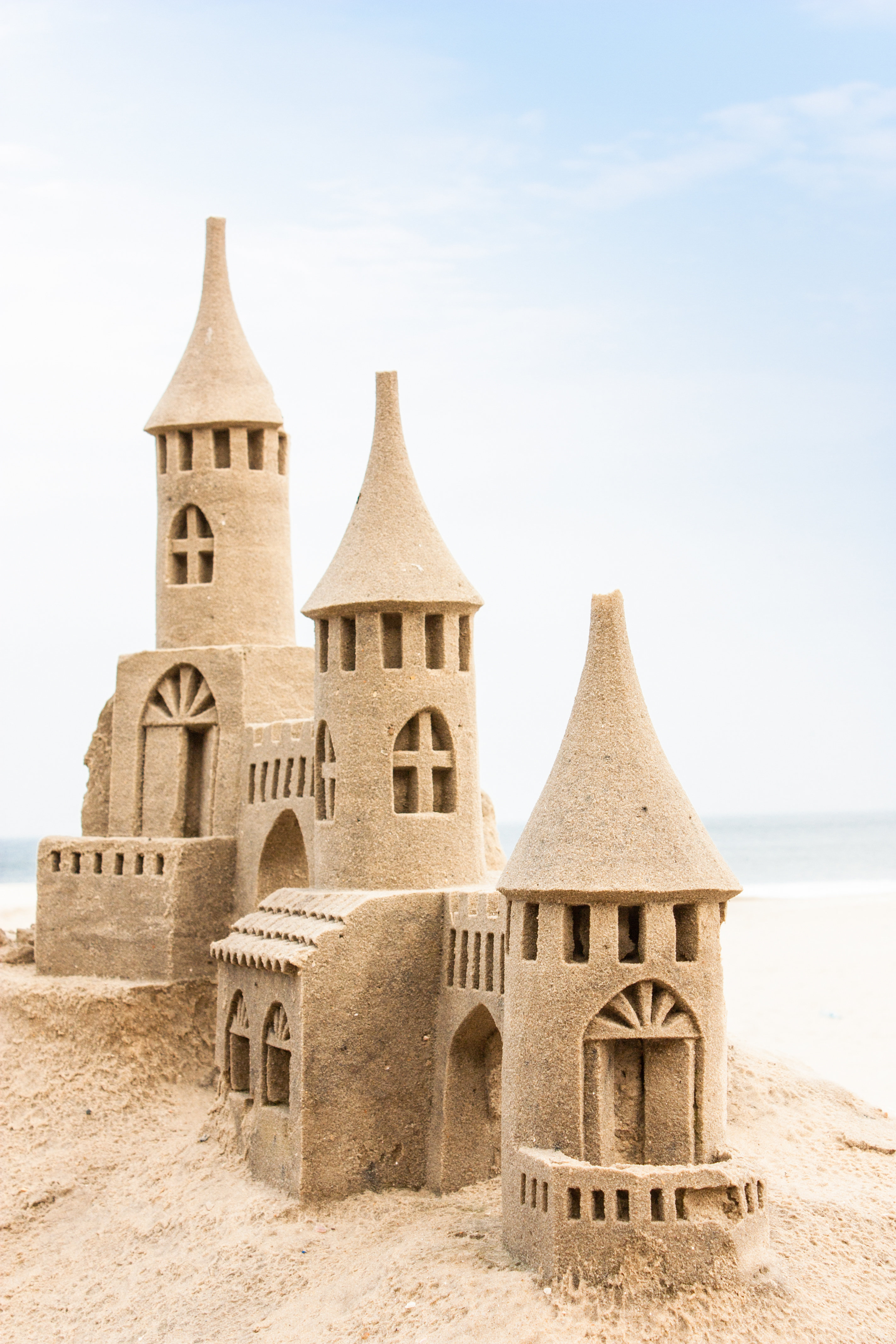Ebern Designs Sandcastle by Perseomed - Wrapped Canvas Photograph | Wayfair