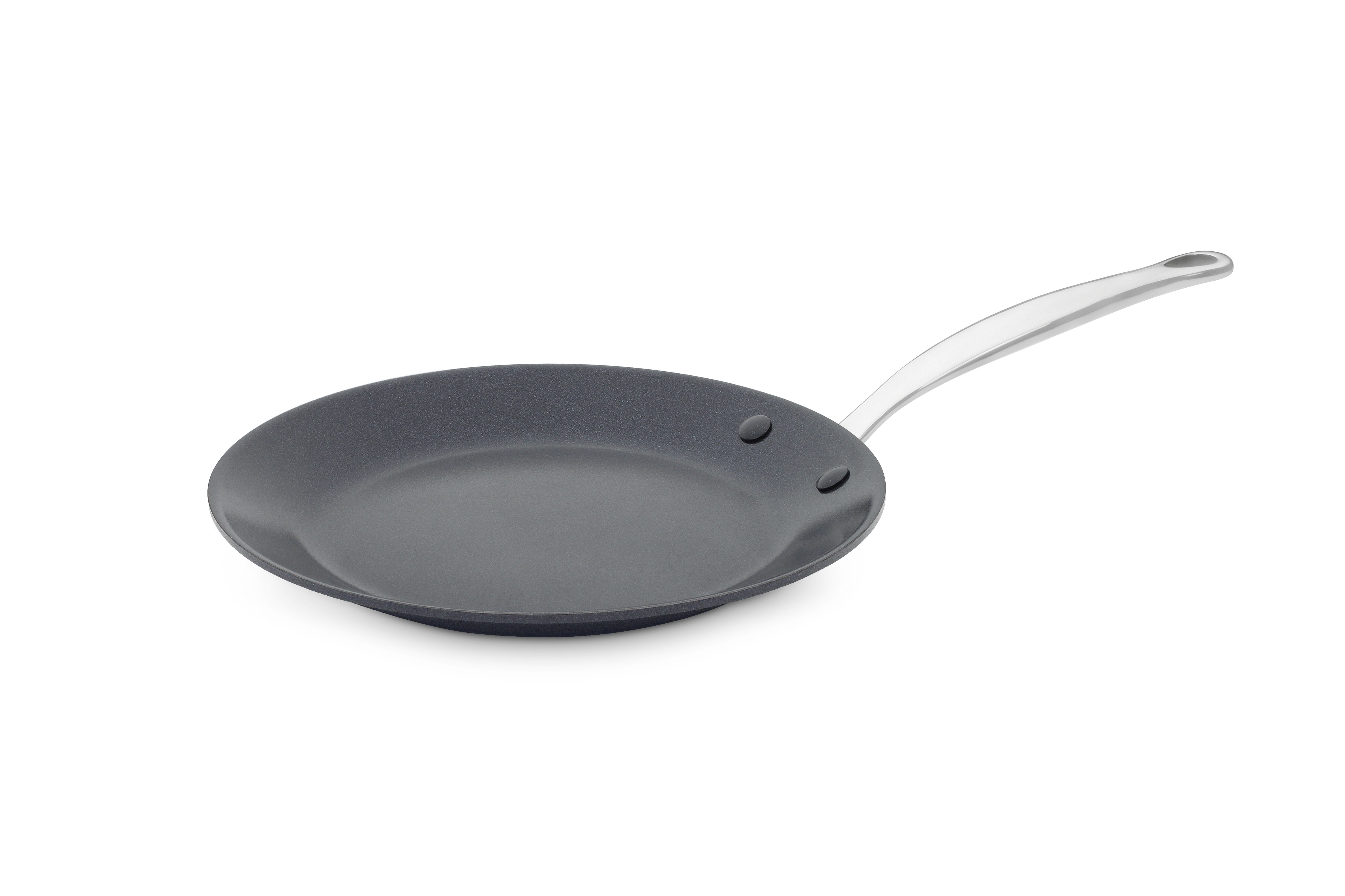 GreenPan Barcelona Black Aluminium Non-Stick 24cm Pancake Pan & Reviews ...