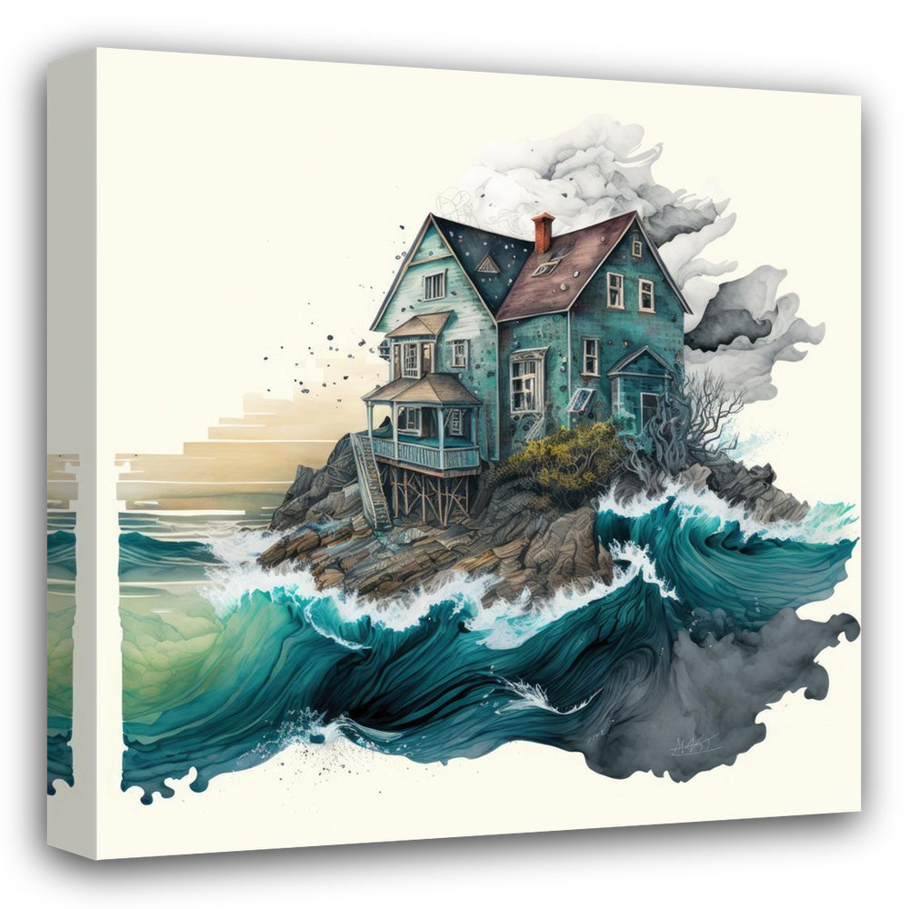Red Barrel Studio® Castaway I - Unframed Print on Canvas | Wayfair