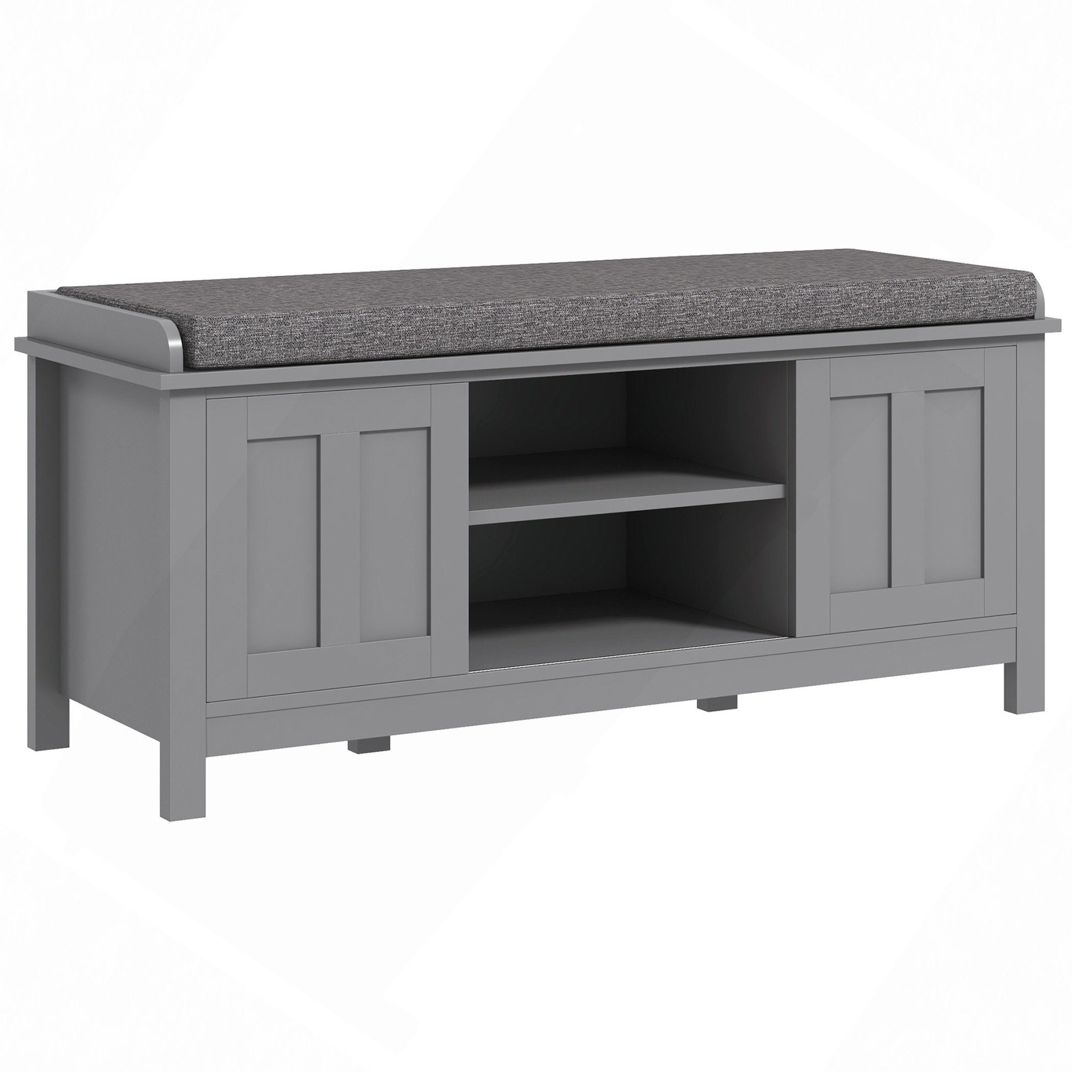 Red Barrel Studio® Entryway Shoe Bench Storage Ottoman With Sliding ...