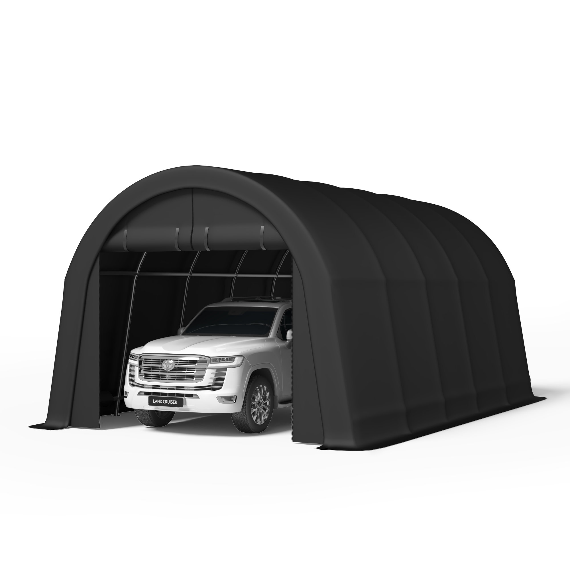 EROMMY Erommy 13 Ft. W x 20 Ft. D Galvanized Steel Portable Garage ...