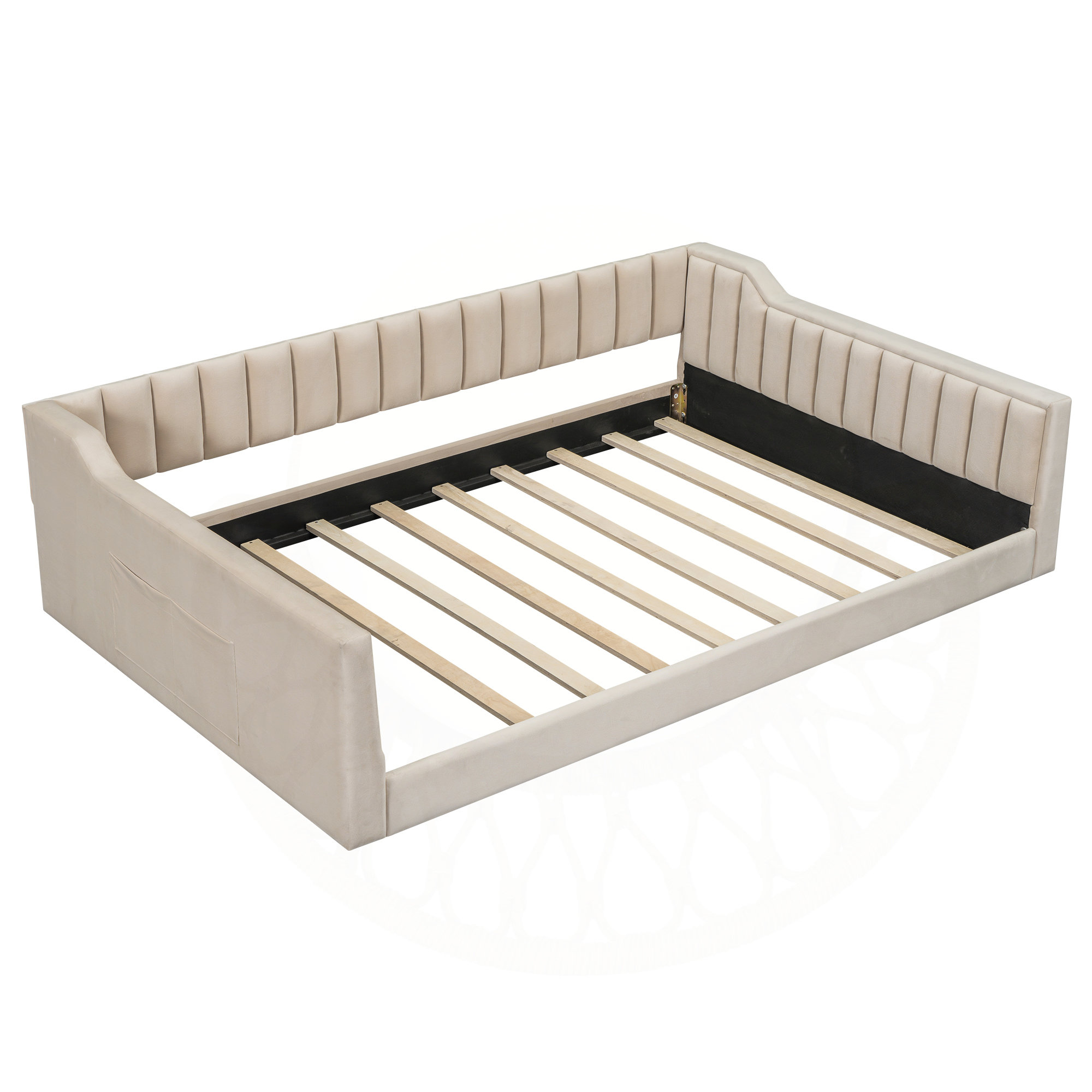 Latitude Run® Versatile Upholstered Harte with Side Storage and Modern ...