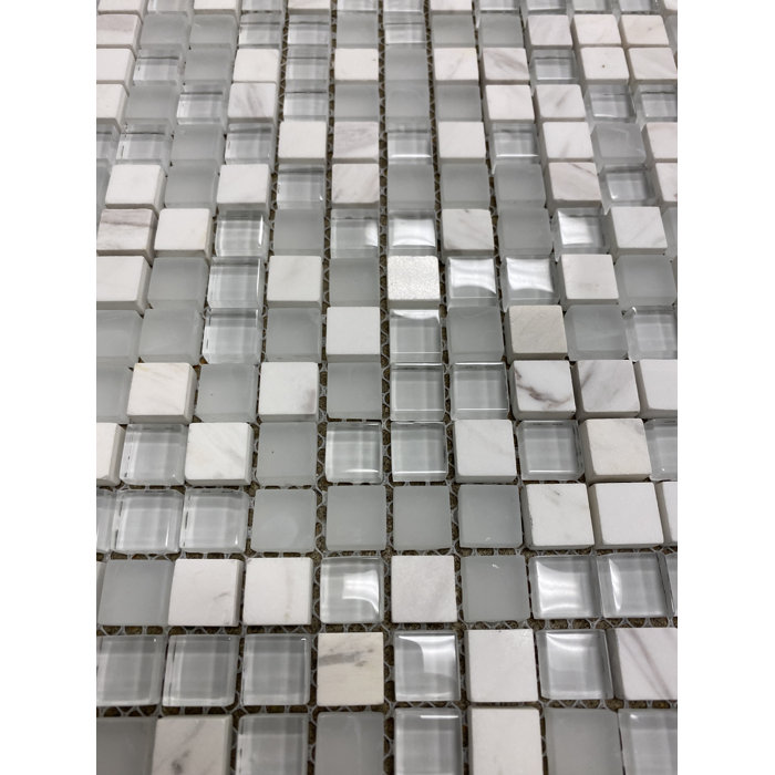 Bella Via 12" x 12" Grid Mosaic Tile | Wayfair
