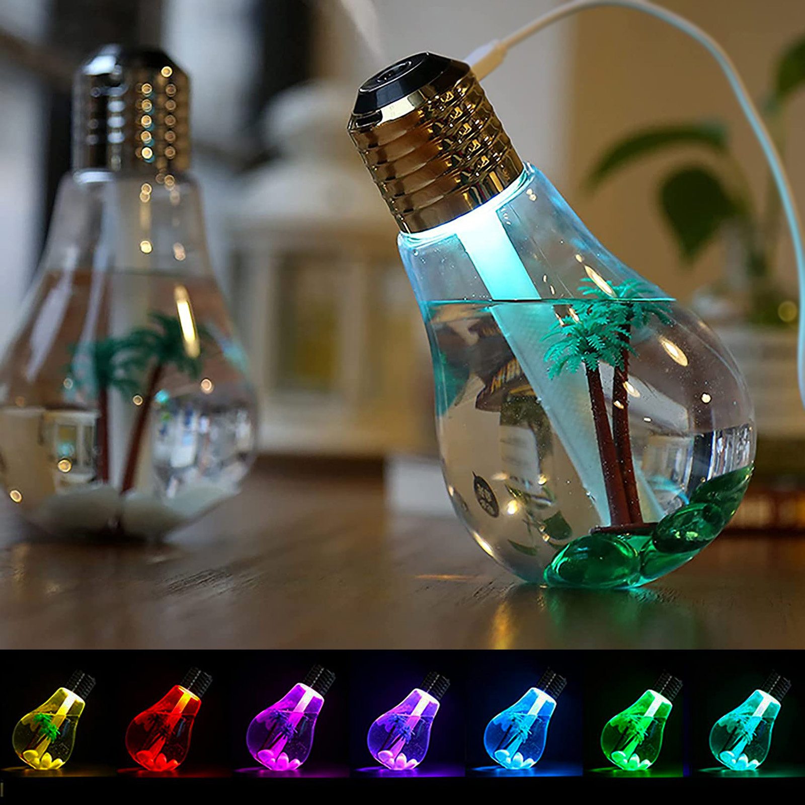 CELECTIGO The Colorful Humidifier Light Bulb | Wayfair