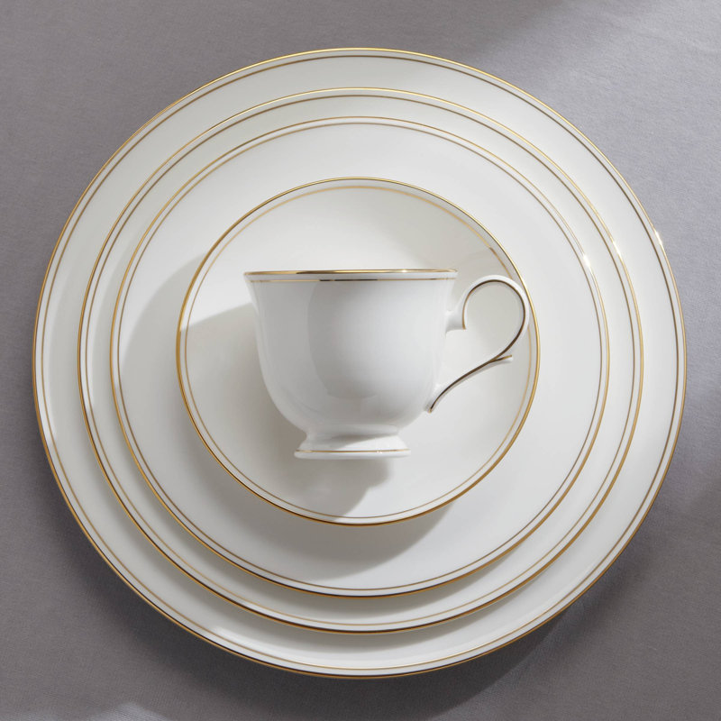 Lenox Federal Gold Bone China 5 Piece Place Setting, Service for 1 ...