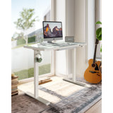 Glass Desks | Wayfair