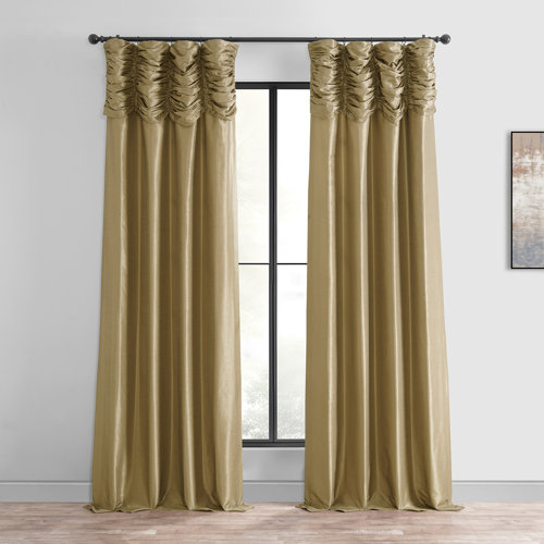 Silk Curtains & Drapes You'll Love | Wayfair