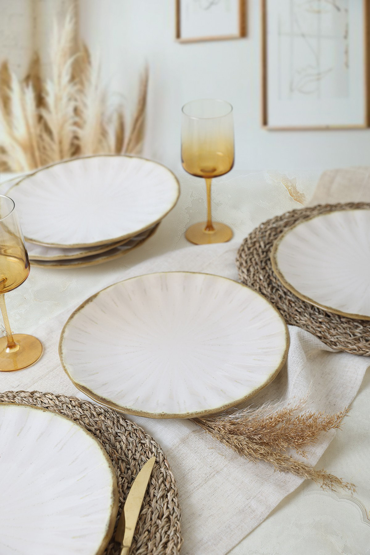 Lark Manor™ Service Plate Set (6 Pieces) | Wayfair