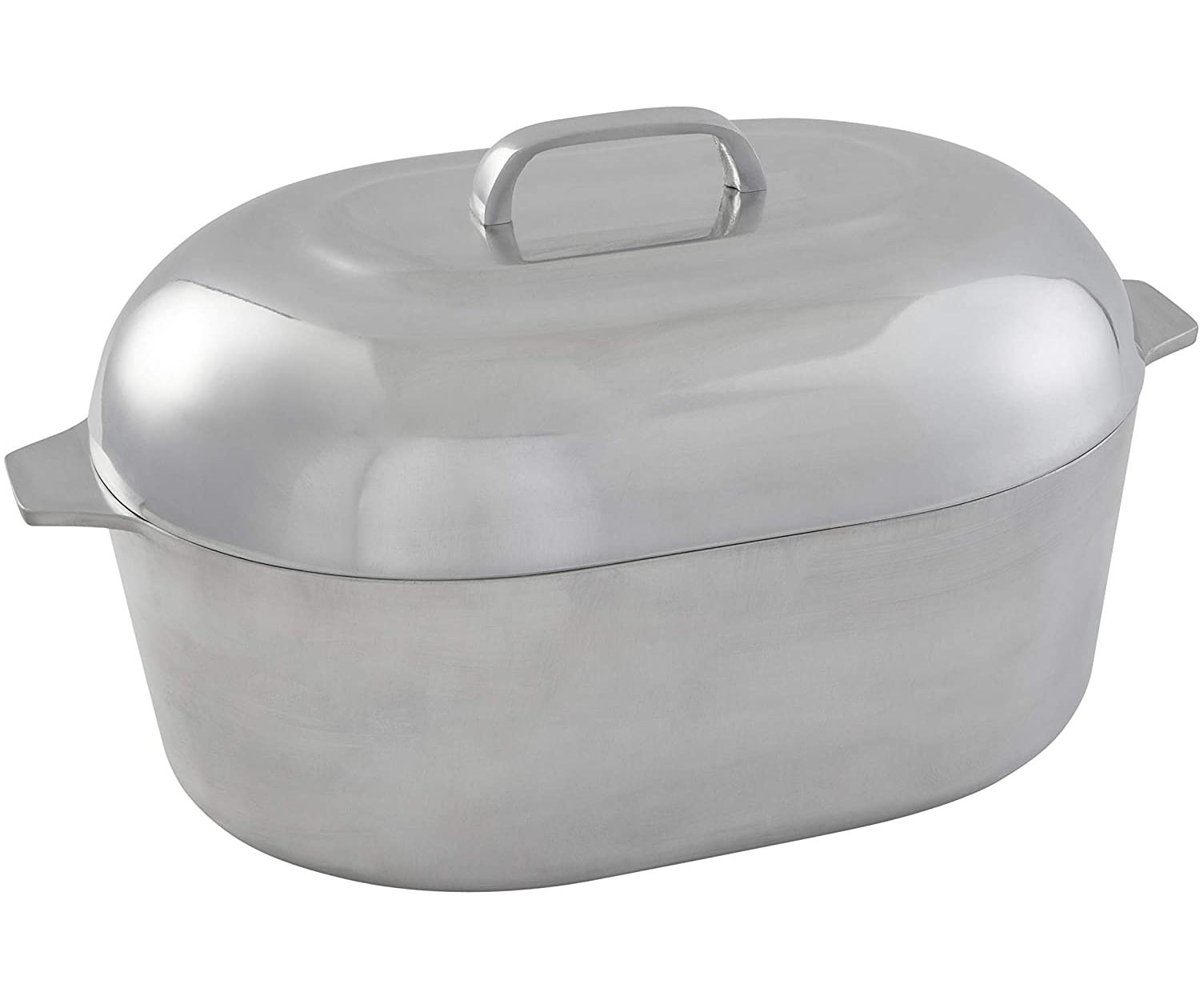 IMUSA 18-In. Cajun Classic Oval Covered Roaster, Aluminum & Reviews ...