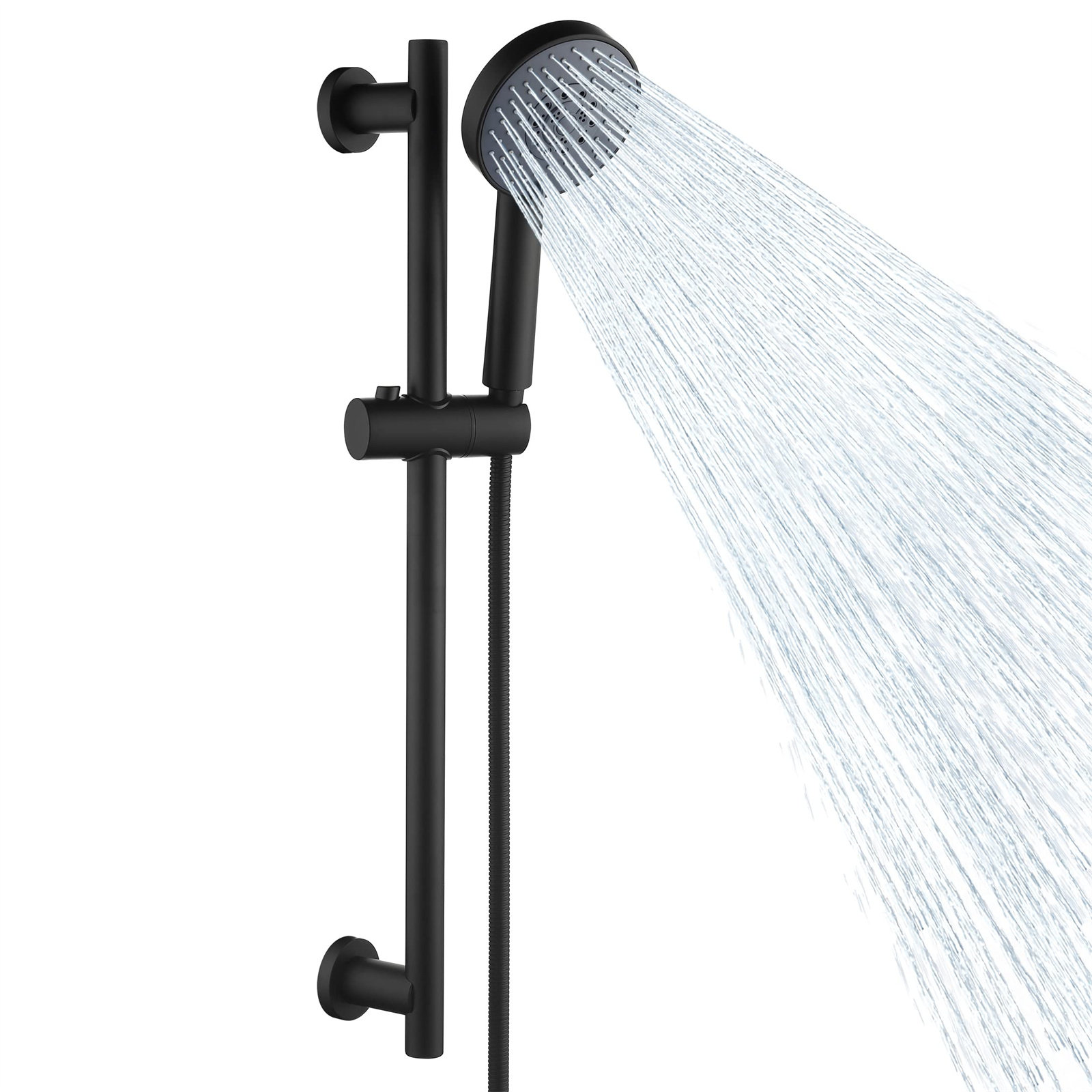 XINGRUISI Adjustable Slide Bar Shower System – 5-Function Handheld ...