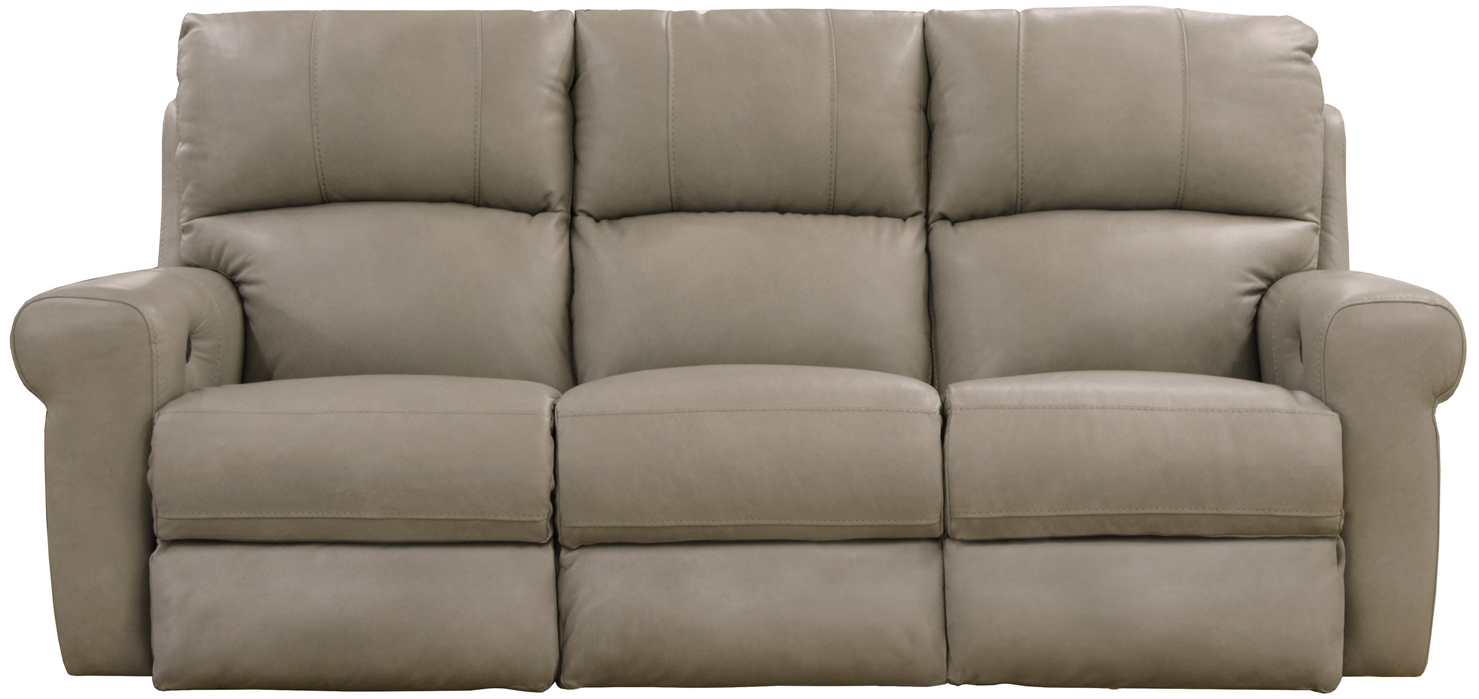 Latitude Run® 87" W Genuine Leather Rolled Arm Reclining Sofa | Wayfair