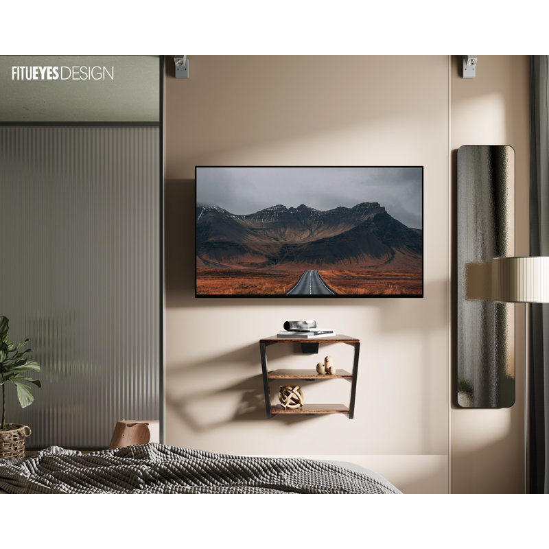 17 Stories Fleurette Audio-Video Shelving with Metal Steel Frame for ...