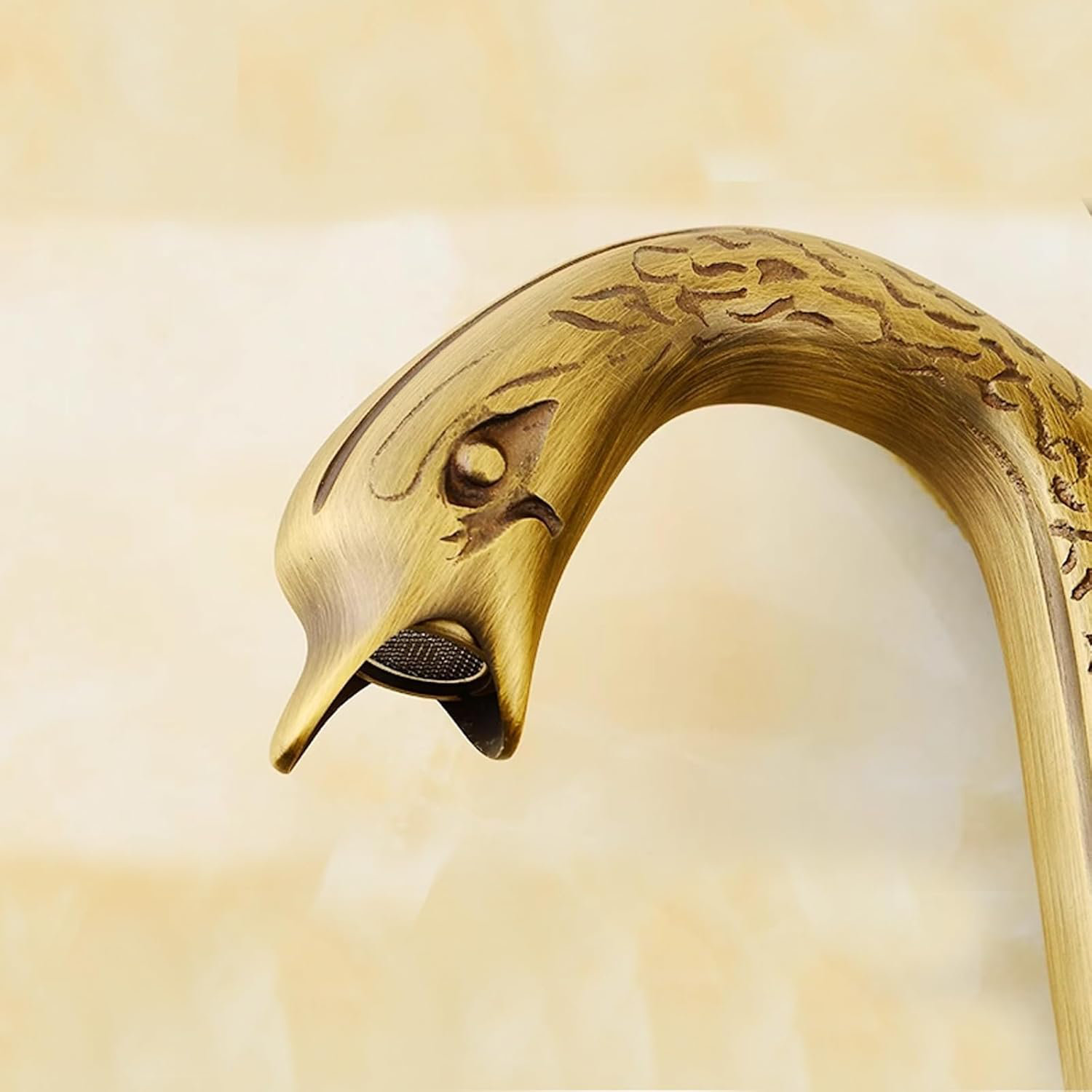 Ruviv Swan Faucet Bathroom Sink Faucet Single Handle Single Hole ...