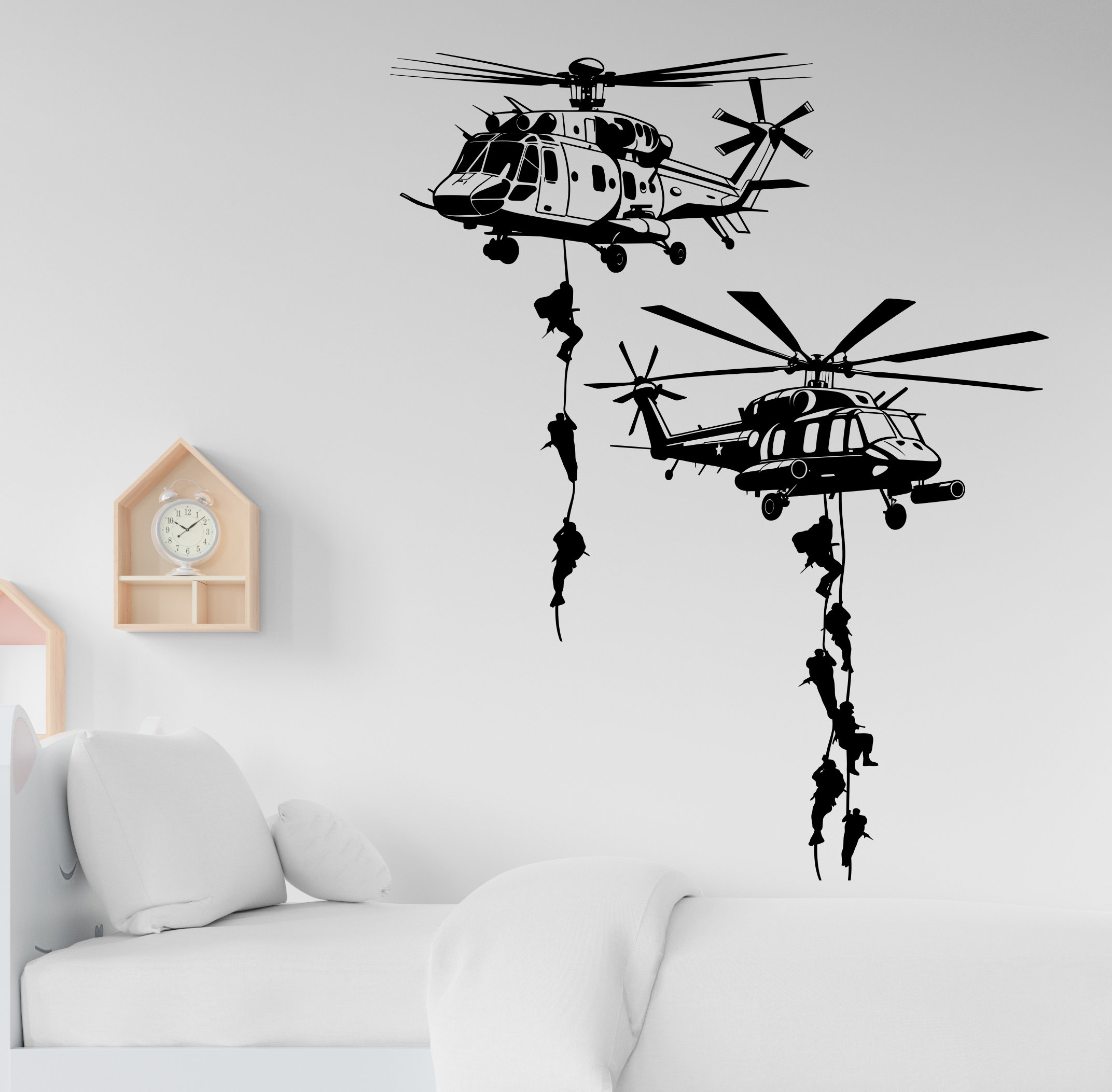 Winston Porter US Military Wall Decal Hero Soldier Army Helicopter Decor | Wayfair