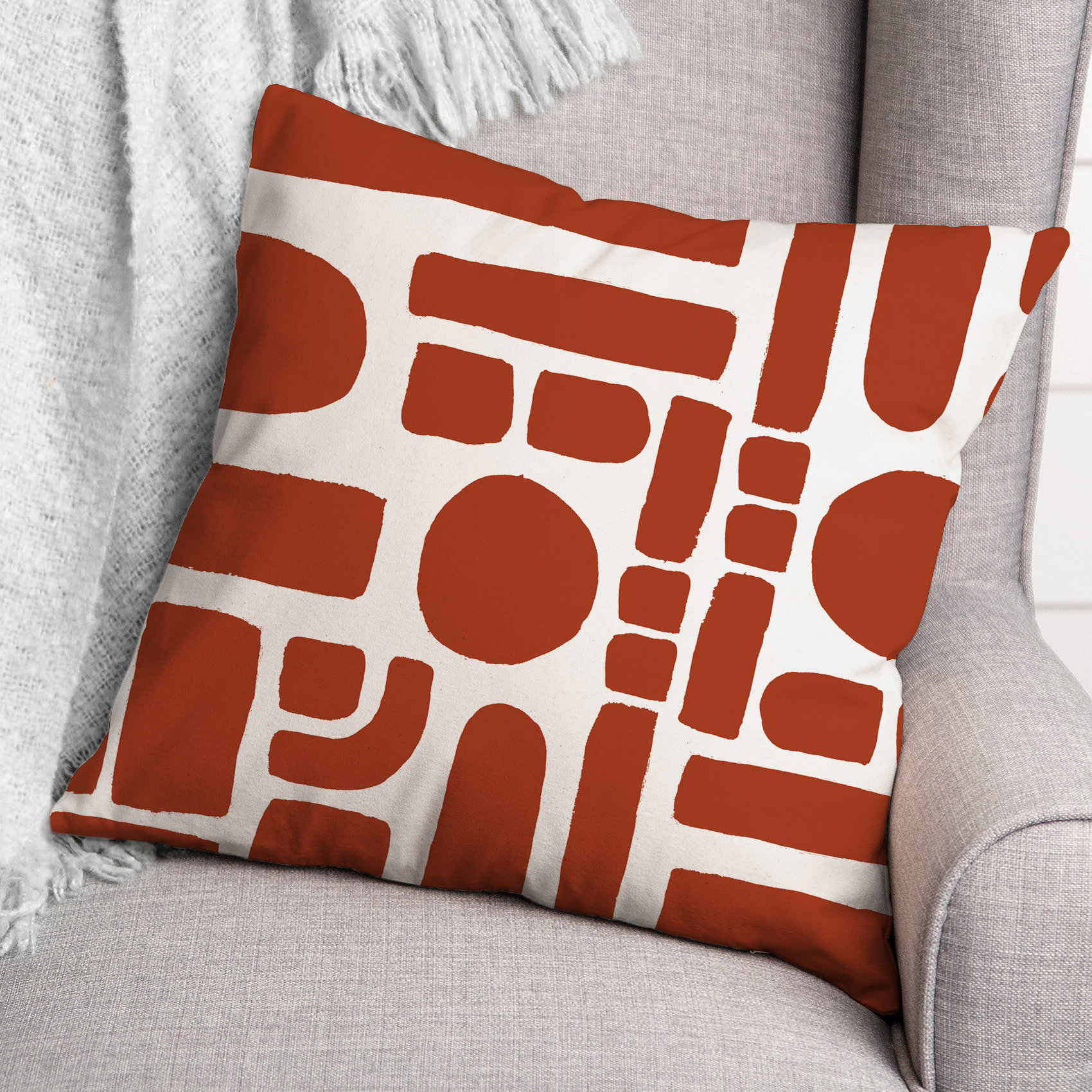 Designs Direct Creative Group Collection 2 Shapes Geometric Throw ...