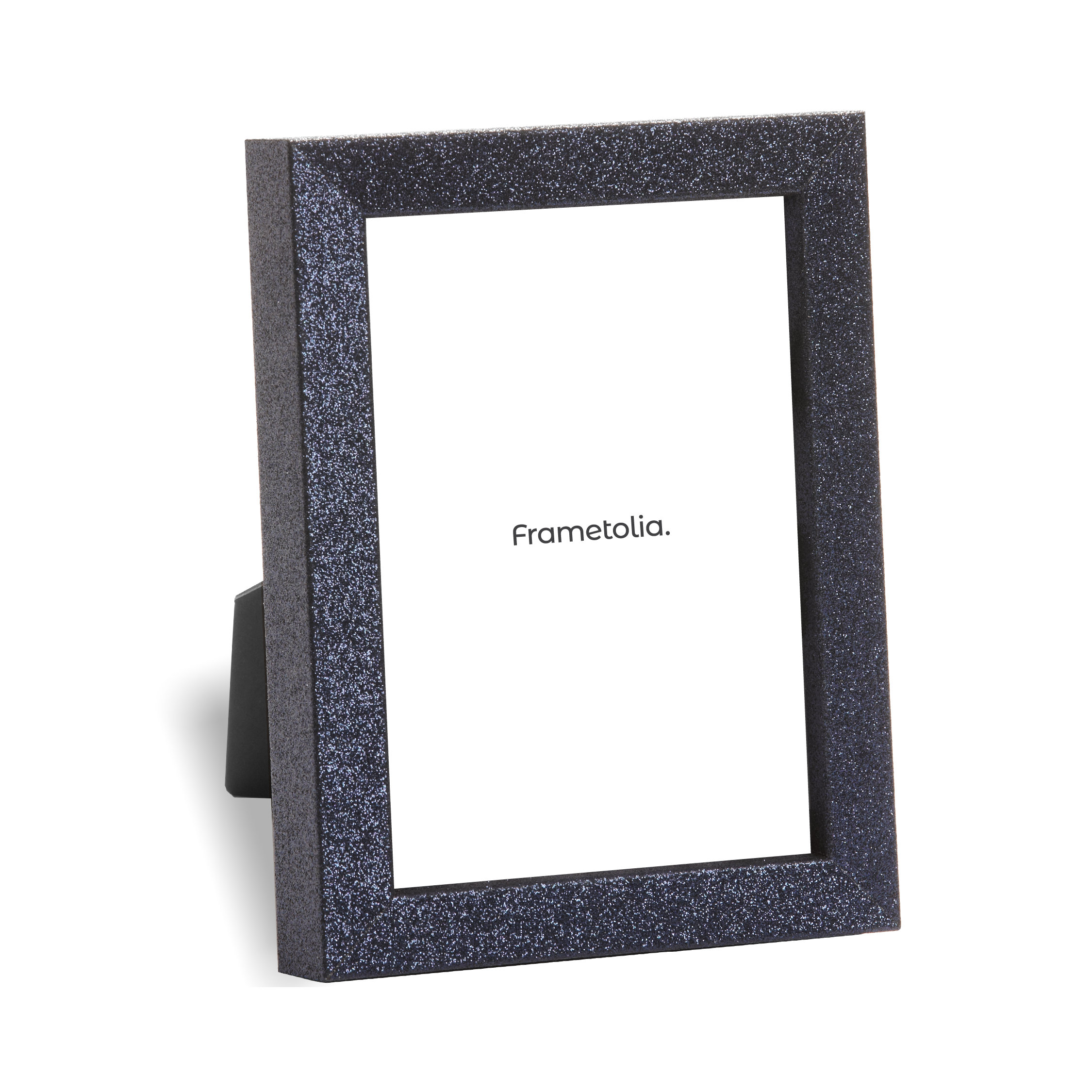 Frametolia Cobalt Glitter Table Top Frame Solid Wood Picture Frame ...