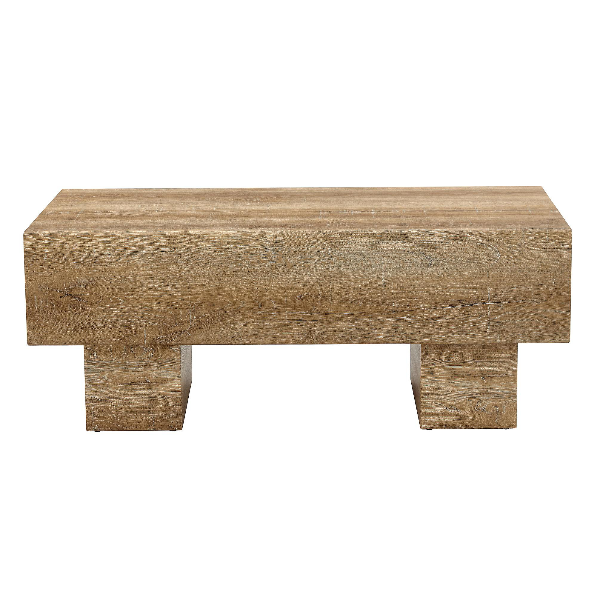 17 Stories Modern Simple Marble Texture MDF Coffee Table - 43.3"X21.6 ...