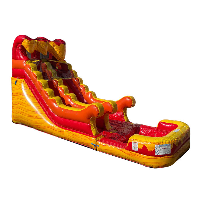 Jingo Jump 15 FT Inflatable Water Slide and Air Blower | Wayfair