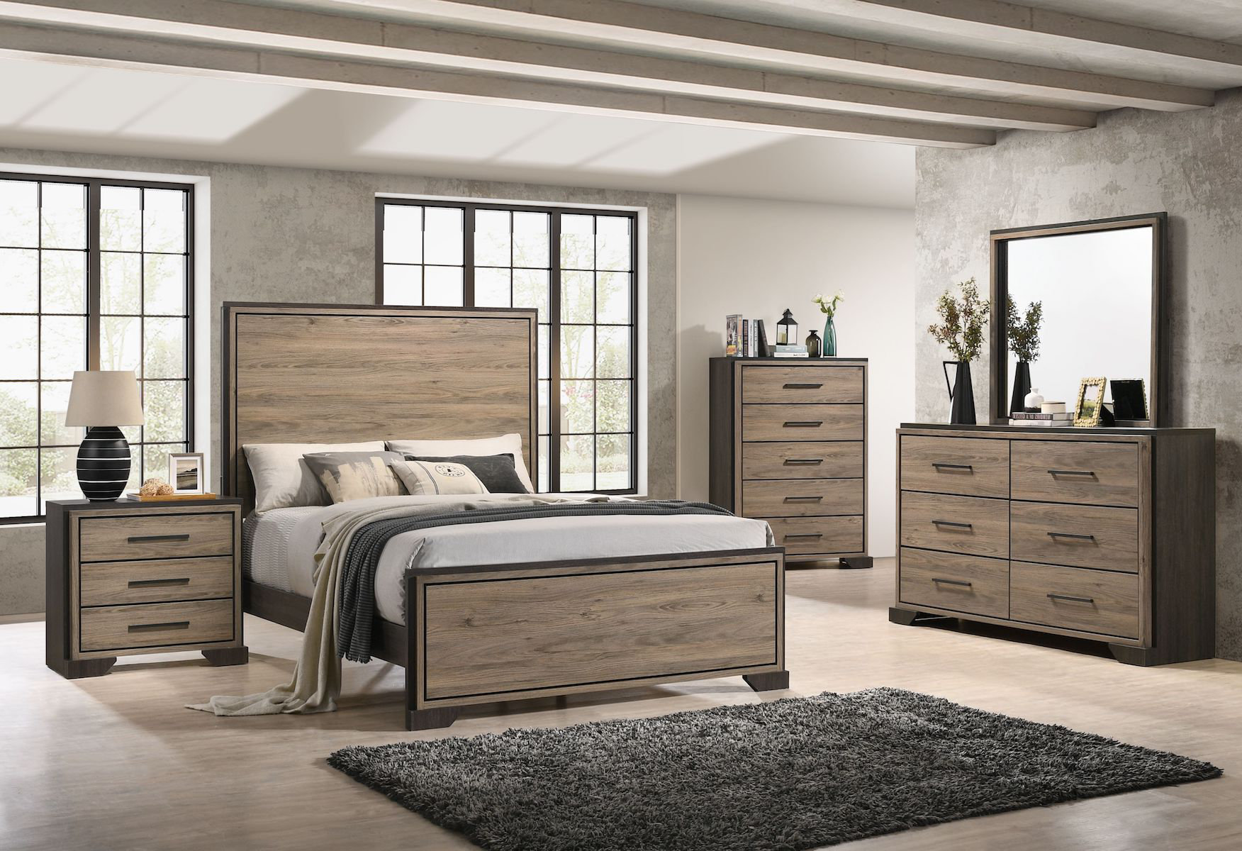 Millwood Pines Standard 4 Piece Bedroom Set | Wayfair
