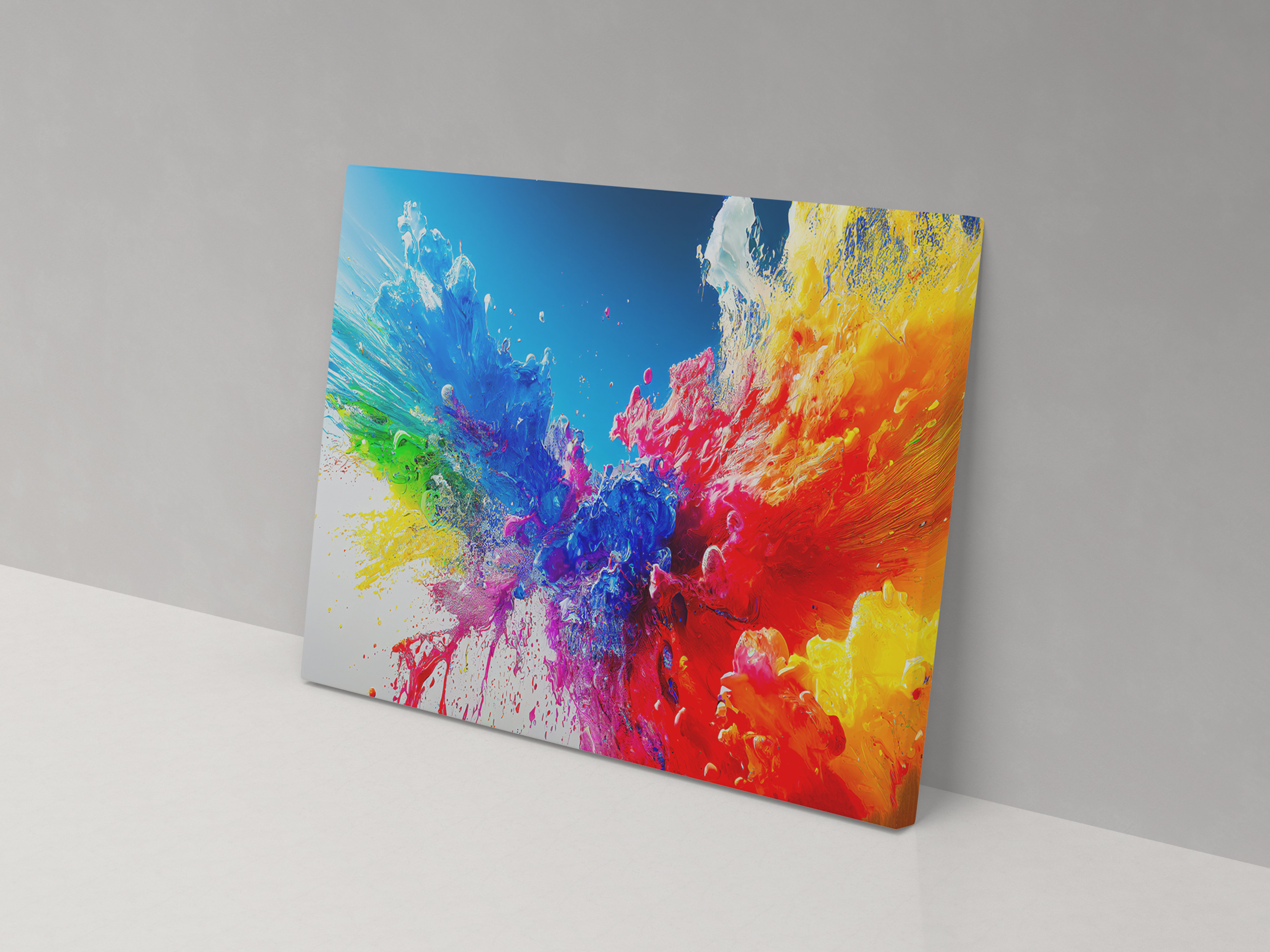 Metro Lane Multicolour Explosion - Wrapped Canvas Painting | Wayfair.co.uk