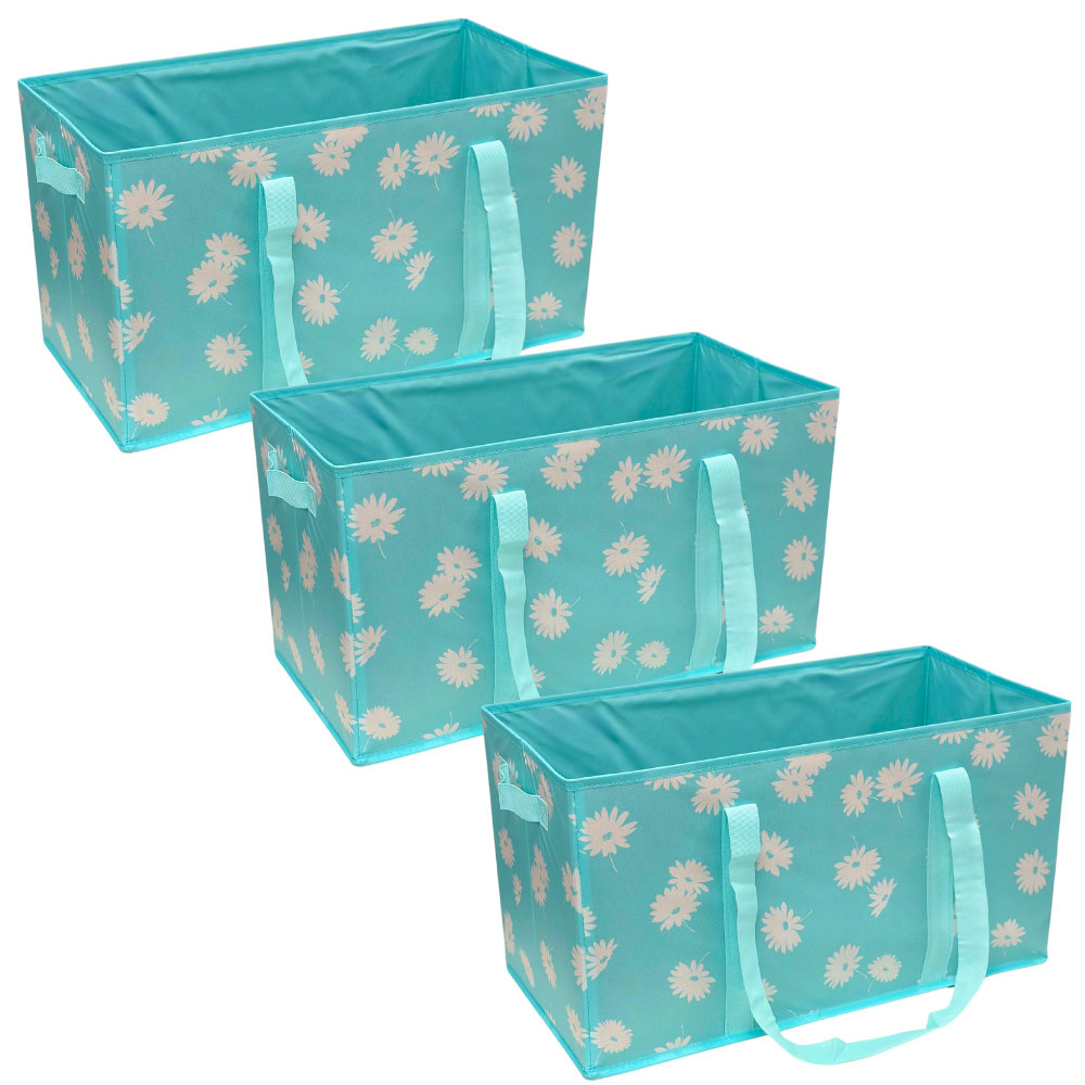 Rebrilliant Large Collapsible Totes, All-Purpose, 25"L X 12"W X 14"H ...