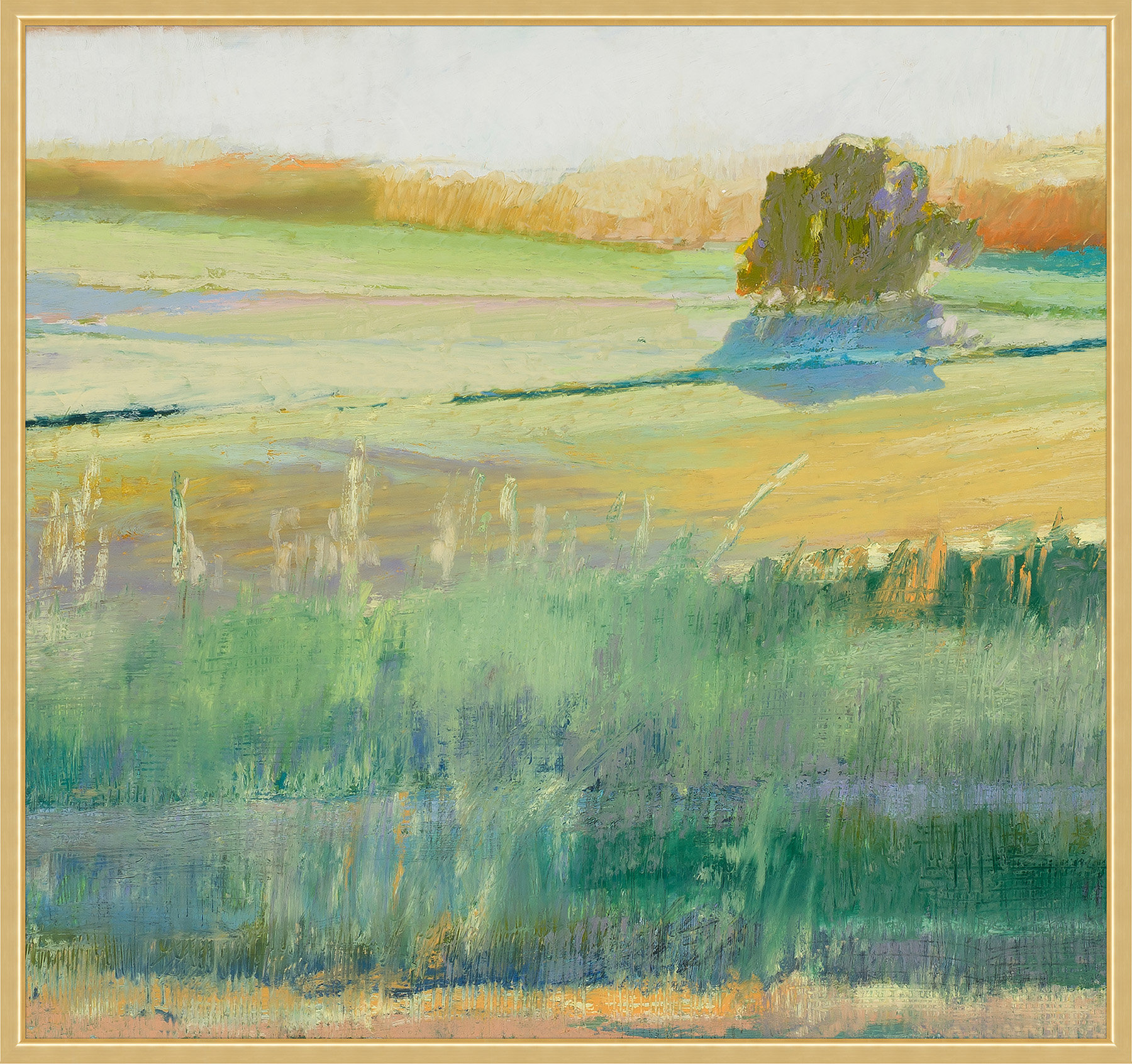 Lillian August Summer Fields 2' Framed Print on Canvas | Wayfair