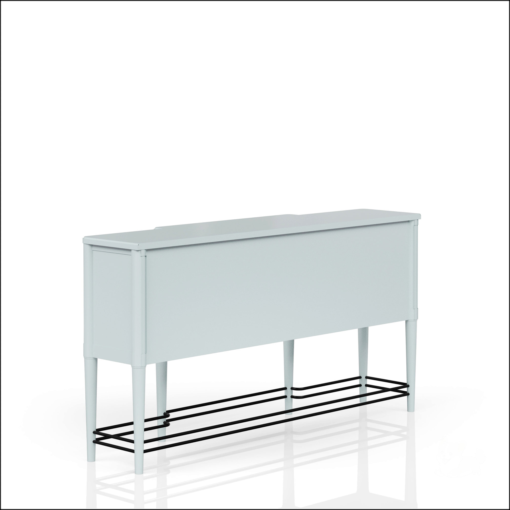 Longshore Tides Breakfront Sideboard In A Ocean Finish | Wayfair