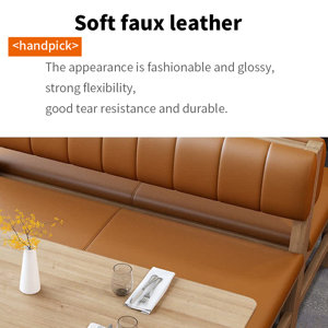 Canadian Linen Cafe Dessert Shop Restaurant Bakery Retro Bench Faux ...