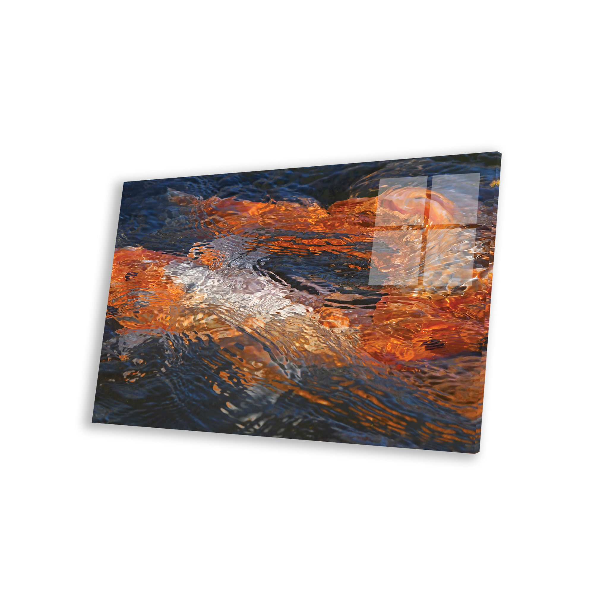 Wrought Studio " Koi Colors Abstract " by Brian Wolf on Plastic ...