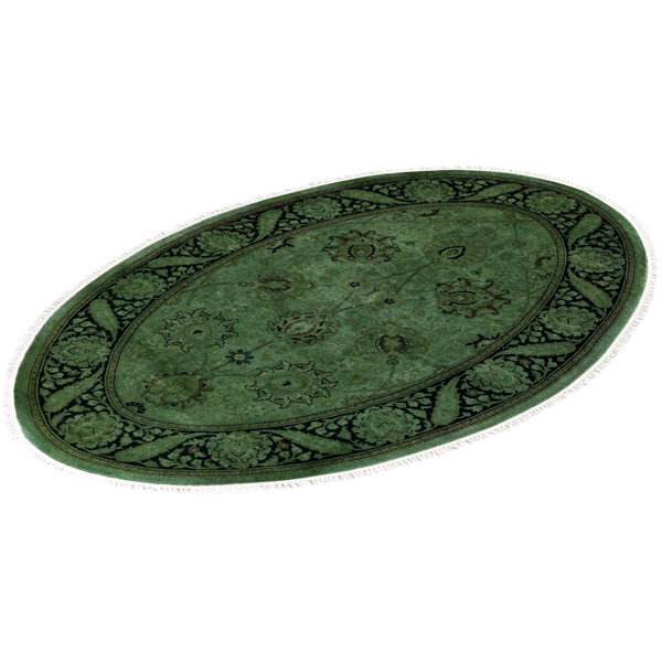 AllModern Maza One-of-a-Kind 3' 1" X 4' 7" New Age Oval Wool Area Rug ...