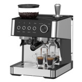 Electactic Espresso Machine With Grinder, 20 Bar Expresso Coffee ...