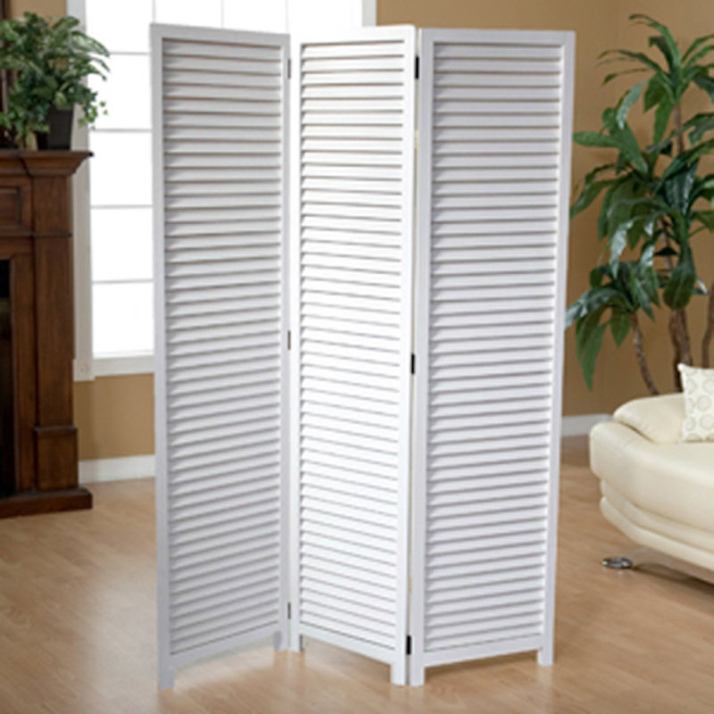 Charlton Home® Orner 47'' W x 67'' H 3 - Panel Bamboo/Rattan Folding ...