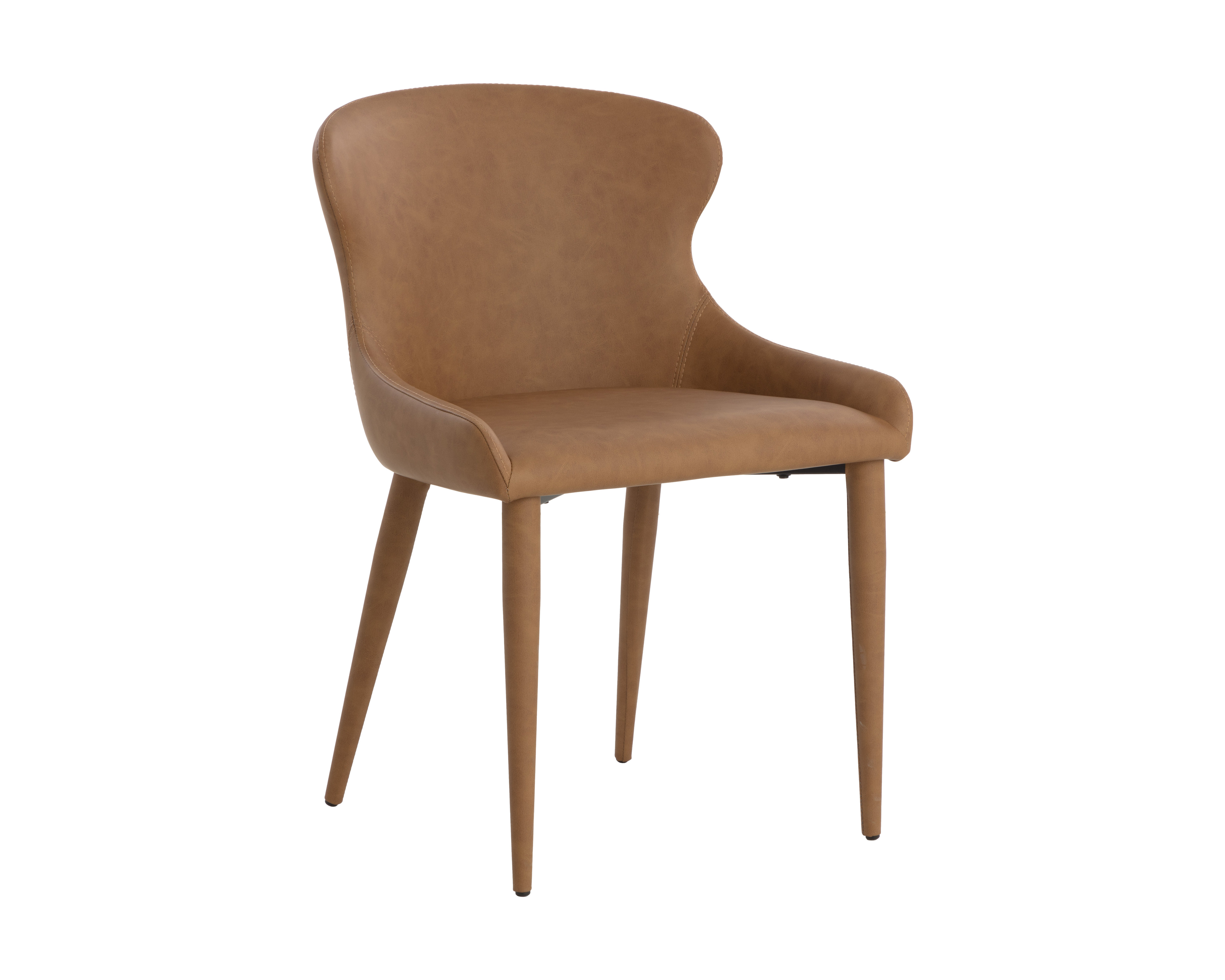 Hokku Designs EVORA DINING CHAIR - MILLIKEN COGNAC | Wayfair