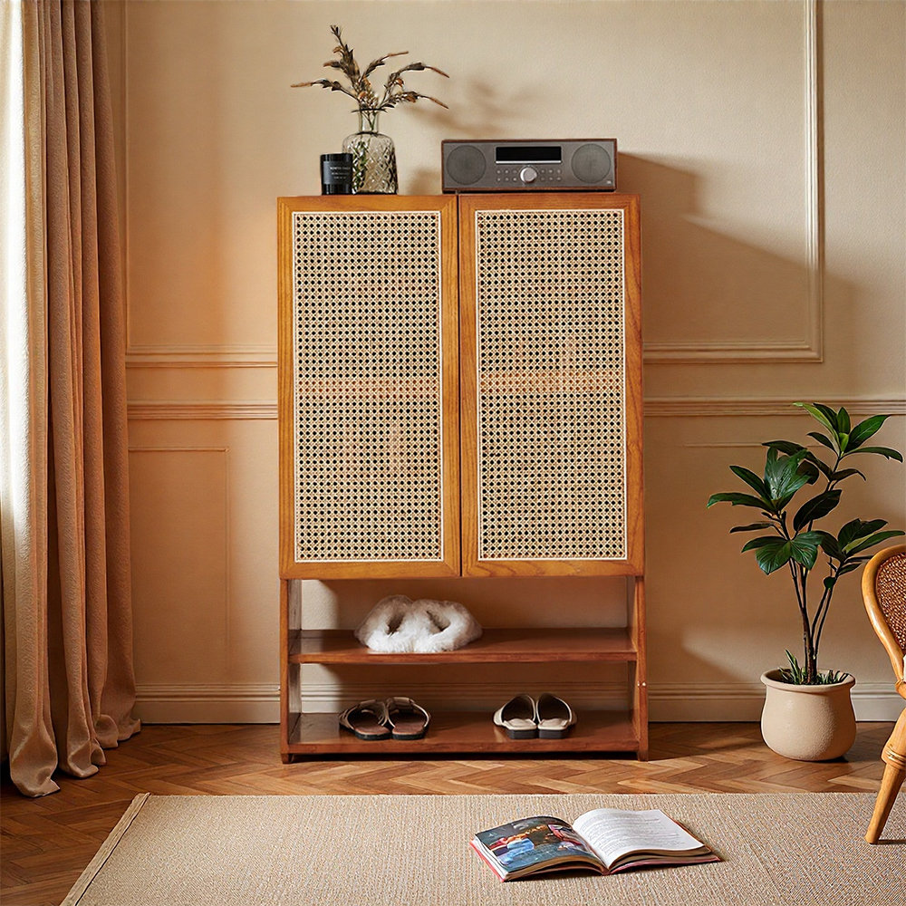Canora Grey Japanese style storage home shoe cabinet | Wayfair