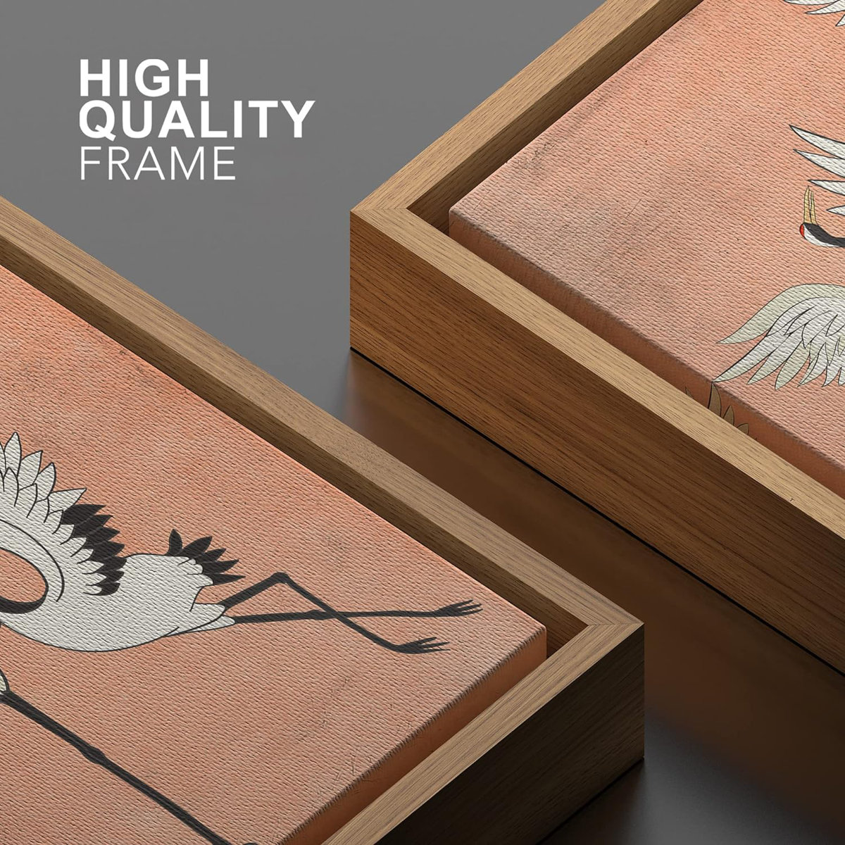 IDEA4WALL Bright Preppy Animals IDEA4WALL Framed Canvas Print Wall Art ...