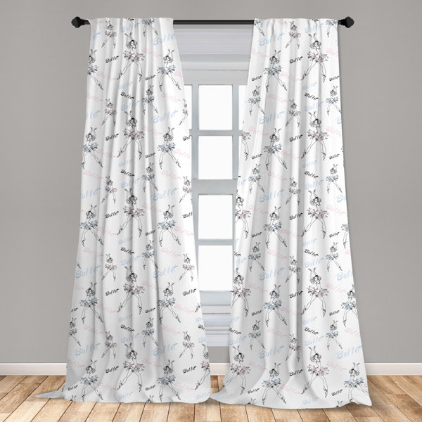 East Urban Home Gardinen-Set Bult mit Stangendurchzug, halbtransparent ...