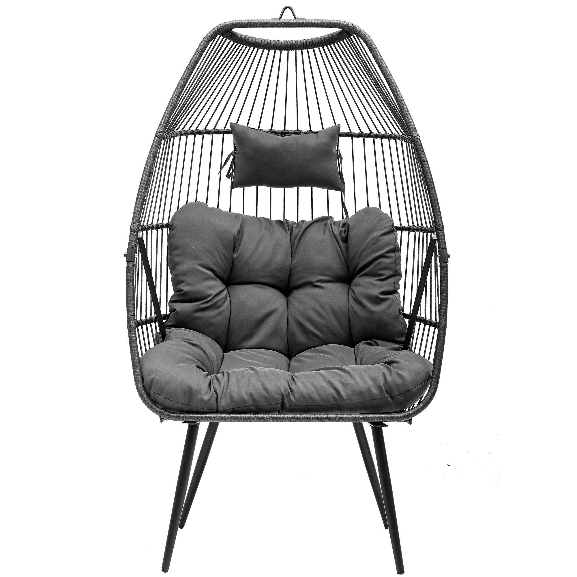 Dakota Fields Cutcheon 1 Person Swing Chair with Stand | Wayfair