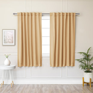 Yellow & Gold Curtains & Drapes You'll Love | Wayfair