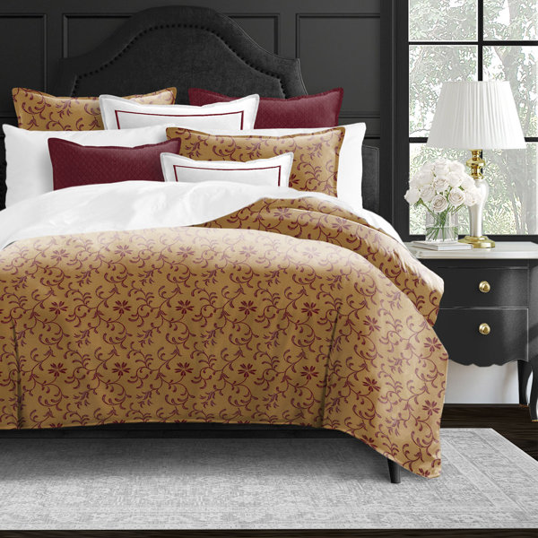 The Tailor's Bed Milli Copper Cranberry Standard Cotton 5 Piece ...
