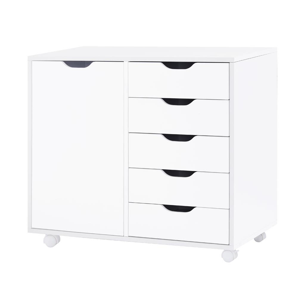Latitude Run® 5-Drawer Vertical filing cabinet, Office Drawer with 5 ...