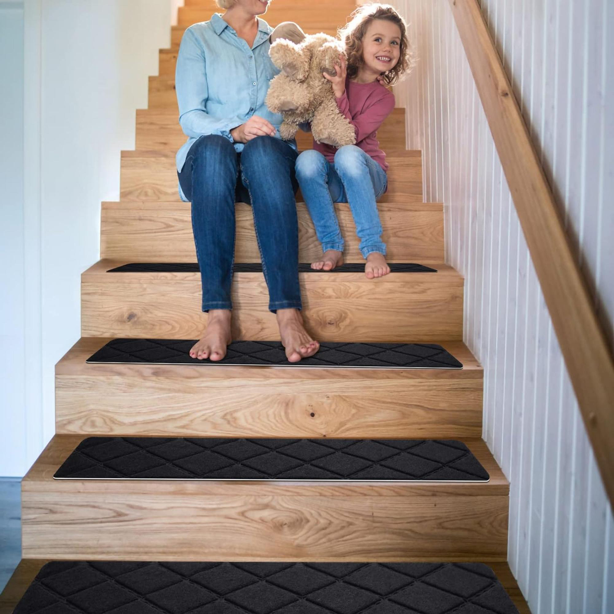 Latitude Run® Stair Treads For Wooden Steps Carpet Stairs Runner Indoor ...